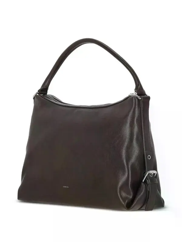 STAND OIL Mini Mushy Logo-print Tote Bag - Brown