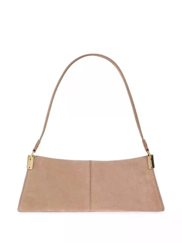 Balmain 64-83 Small Suede Shoulder Bag