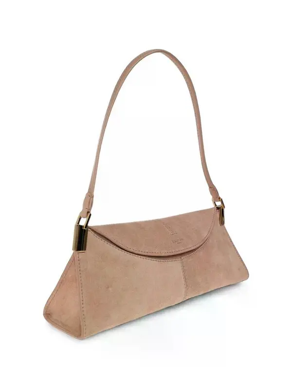 Balmain 64-83 Small Suede Shoulder Bag