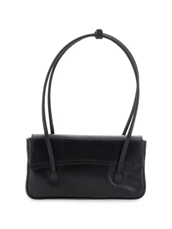 MARGESHERWOOD Small Glossy Leather Shoulder Bag