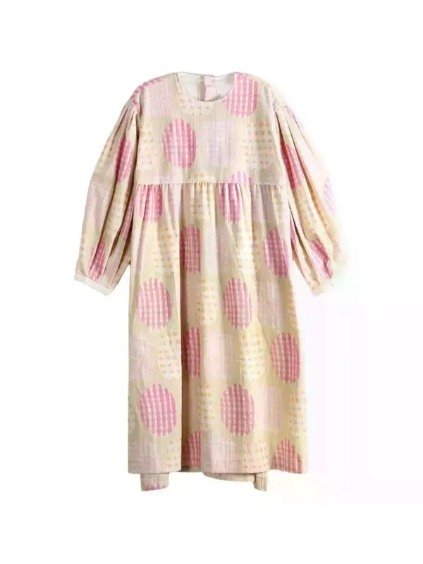 COMME DES GARÇONS TAO Patchwork Corduroy Midi Dress