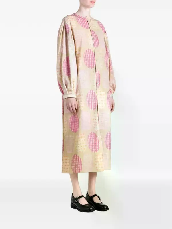 COMME DES GARÇONS TAO Patchwork Corduroy Midi Dress
