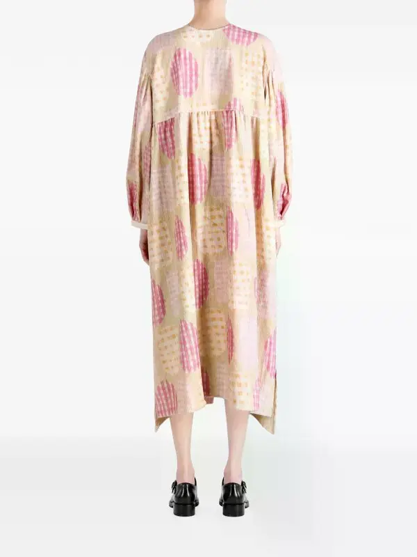 COMME DES GARÇONS TAO Patchwork Corduroy Midi Dress