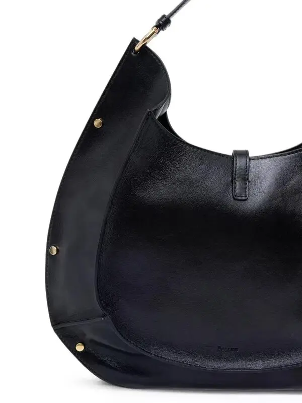 POLLINI Logo-plaque Studded Tote Bag