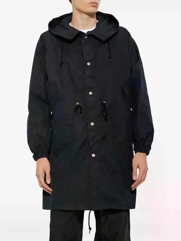 Comme Des Garçons Drawstring Hooded Parka