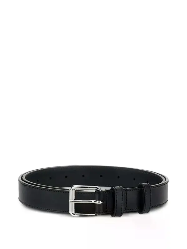 Play Comme Des Garcon Square-tip Leather Belt