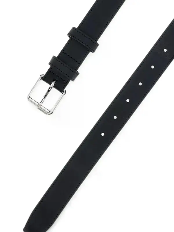 Play Comme Des Garcon Square-tip Leather Belt