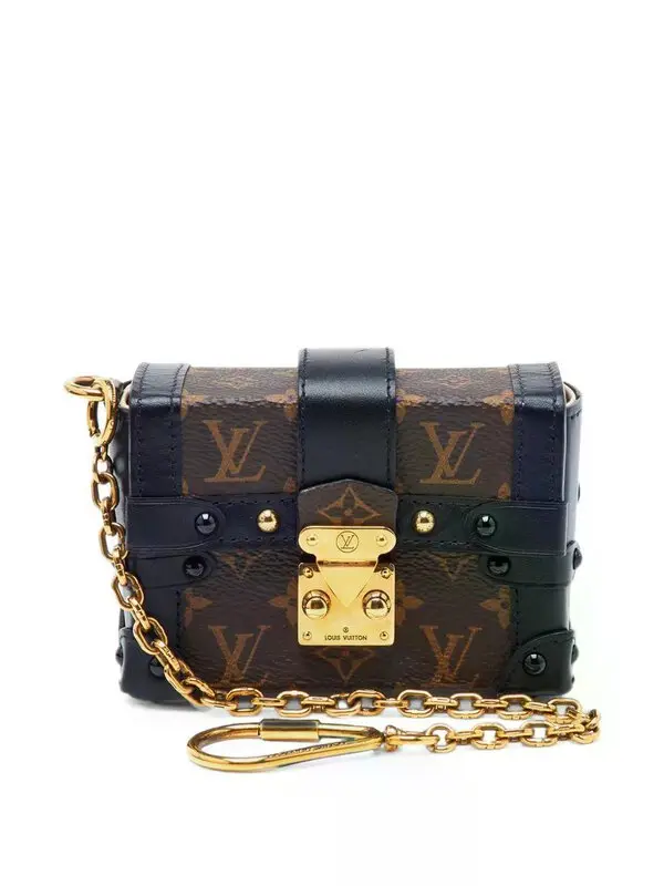 LOUIS VUITTON Essential Trunk Monogram Canvas Key Chain