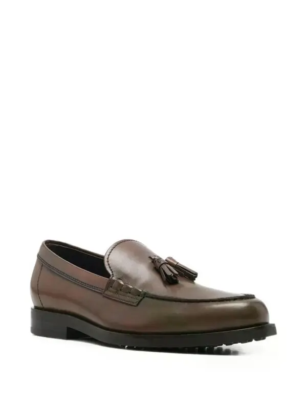 TOD'S Tassel-detail Leather Loafers