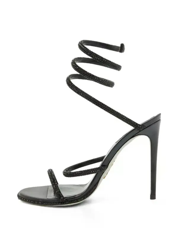 Rene Caovilla Cleo Satin Sandals