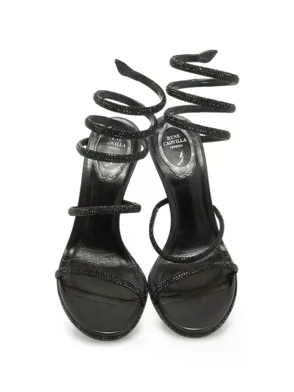 Rene Caovilla Cleo Satin Sandals