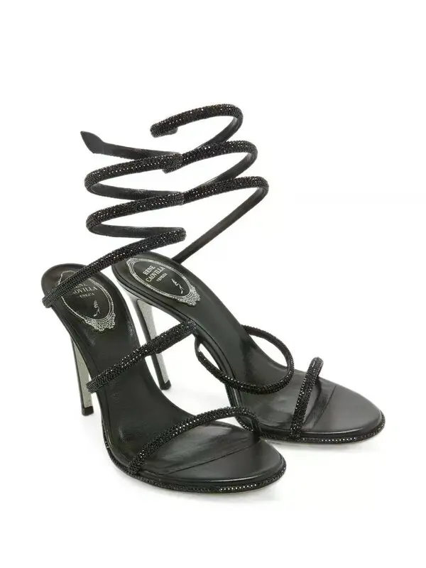 Rene Caovilla Cleo Satin Sandals
