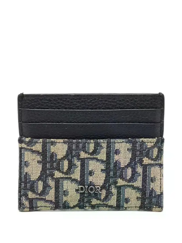 Dior 2022 Oblique Canvas Card Holder