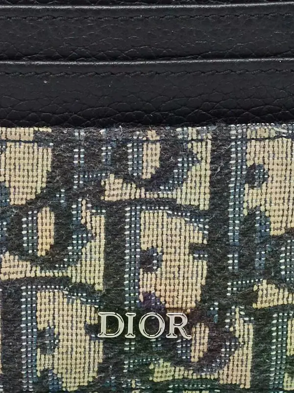 Dior 2022 Oblique Canvas Card Holder
