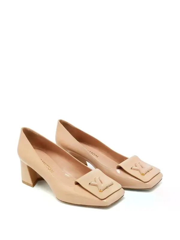 LOUIS VUITTON Shake Block-heel Pumps