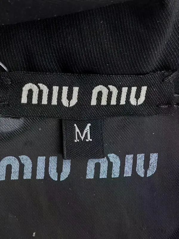 Miu Miu Distressed Denim Bucket Hat