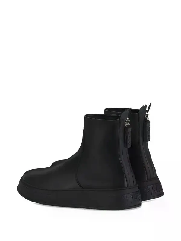 Agl Zip-fastening Platform Ankle Boots