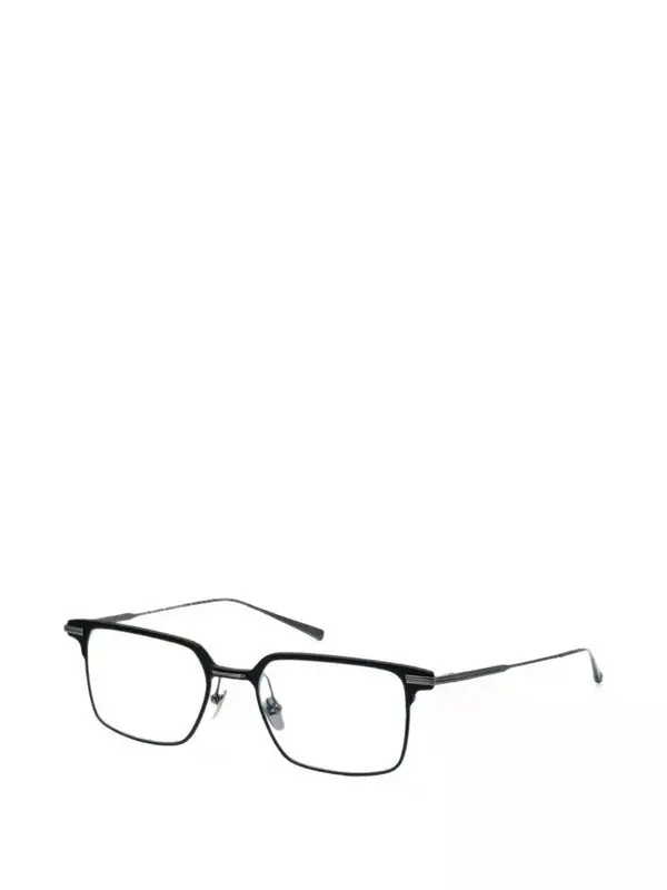 MASUNAGA Crosby Square-frame Glasses - Silver