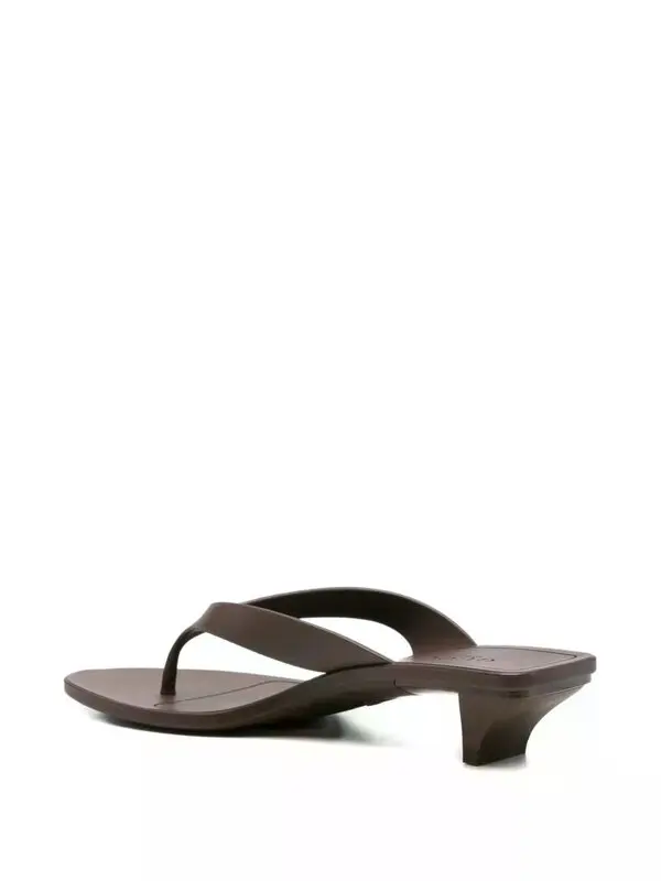 Gucci Vittoria Thong Sandals - Brown