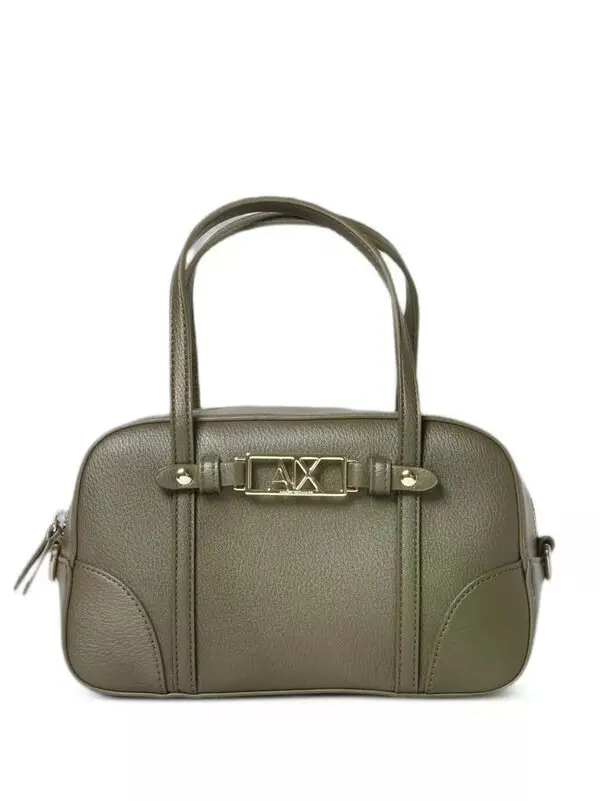 Armani Exchange Logo-plaque Tote Bag - Green