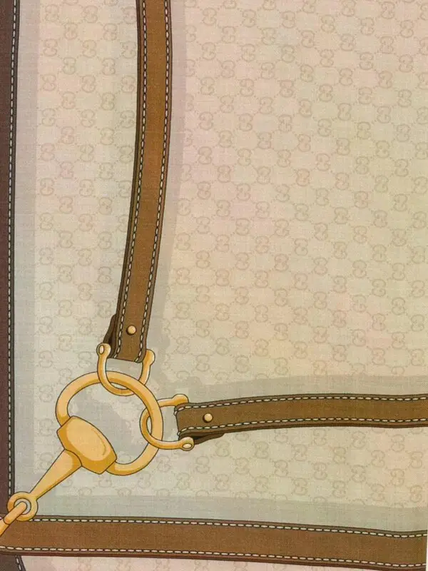 Gucci Horsebit Gg Supreme Scarf