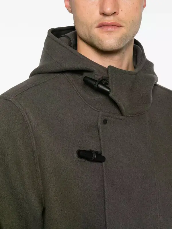 Stone Island Toggle-fastening Compass-patch Coat