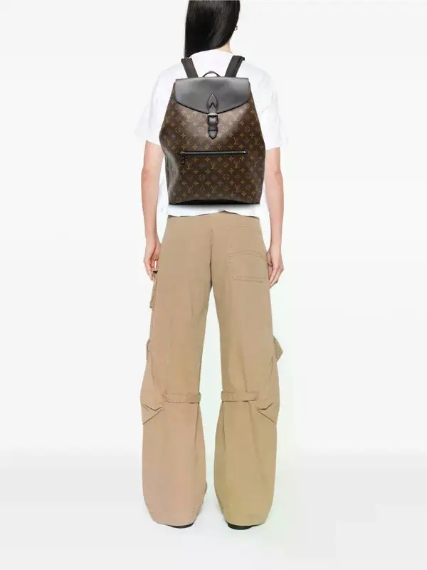 LOUIS VUITTON 2013 Monogram Macassar Palk Backpack