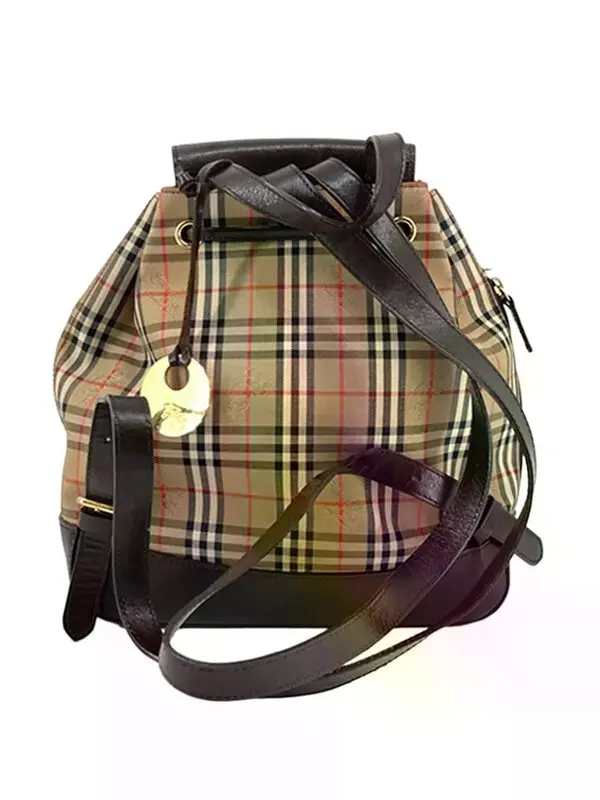 Burberry 2000-2017 Haymarket Check Canvas Backpack