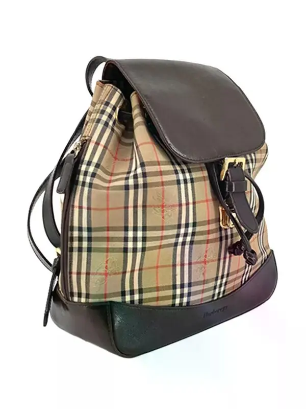 Burberry 2000-2017 Haymarket Check Canvas Backpack