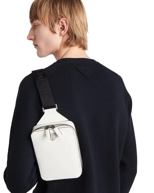 Prada Brique Saffiano Leather Bag