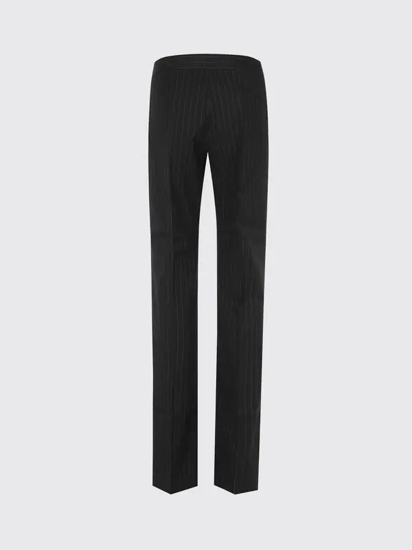 Andamane Pinstriped Skinny Trousers In A Wool And Cotton Blend