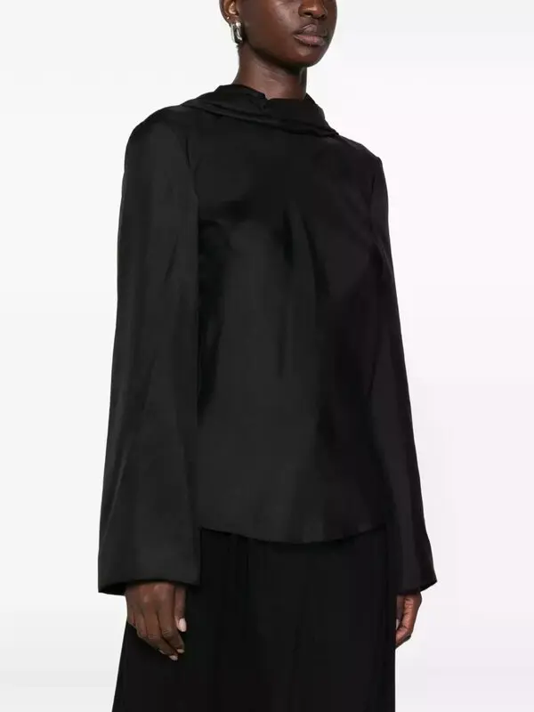 RÓHE Bow-detail Long-sleeve Top