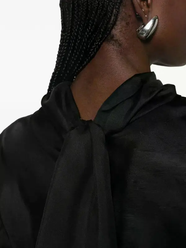 RÓHE Bow-detail Long-sleeve Top