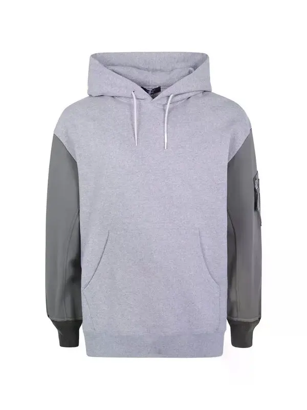 Comme Des Garçons Panelled Zip-pocket Hoodie