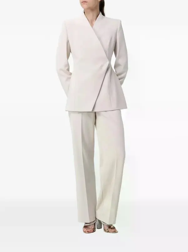 HANITA Asymmetric-front Coat - Neutrals