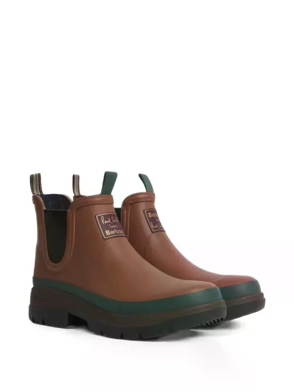 Barbour X Paul Smith Waterproof Rubber Chelsea Boots