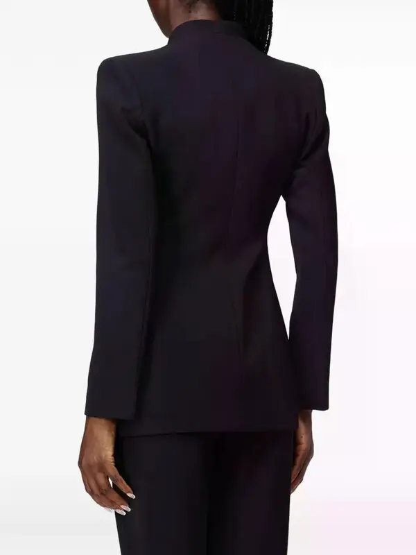 HANITA Wrap-front Tailored Jacket - Black