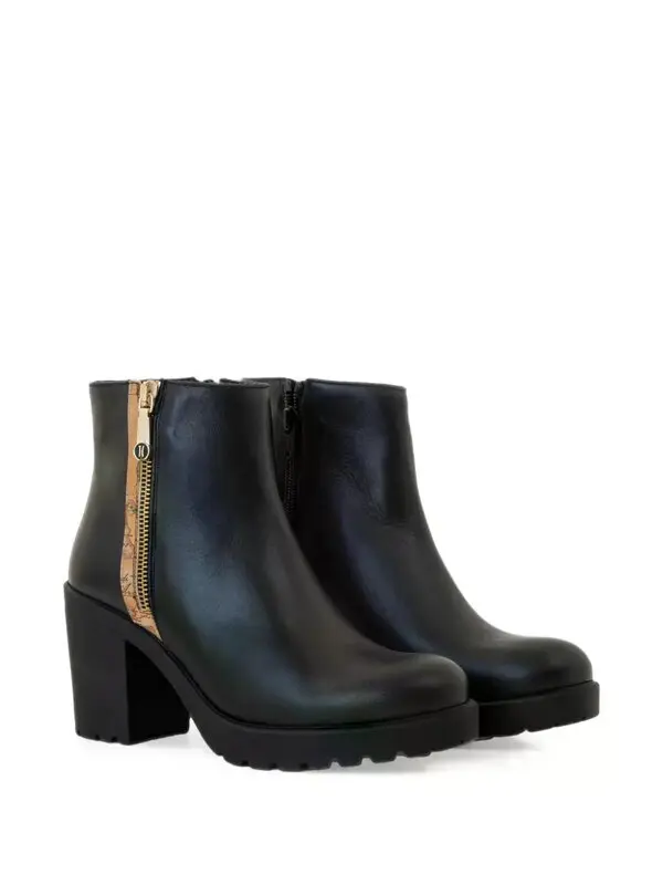 ALVIERO MARTINI 1° CLASSE Geo Classic-print Ankle Boots