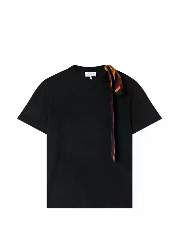 Emilio Pucci Wool T-shirt With Scarf Detail