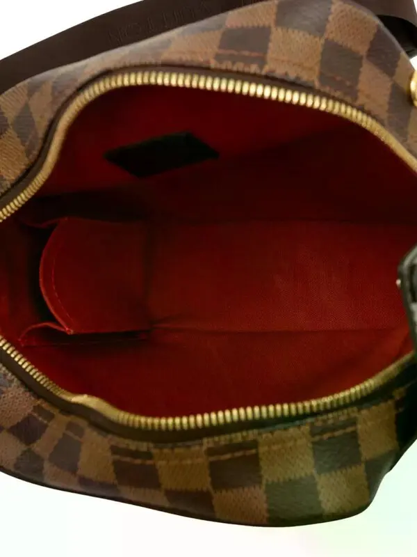 LOUIS VUITTON 2004 Damier Ebene Olav Pm Crossbody Bag