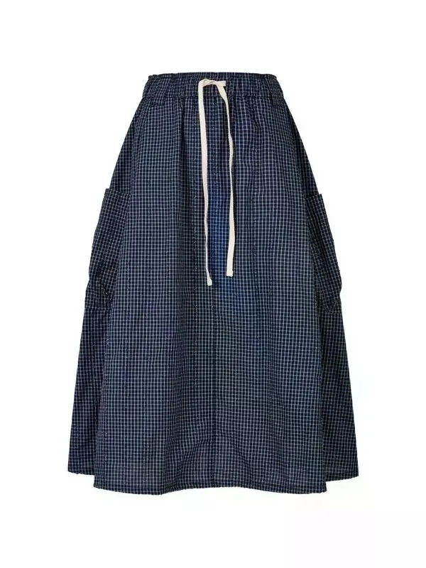 STUDIO TOMBOY Checkered Balloon Midi Skirt