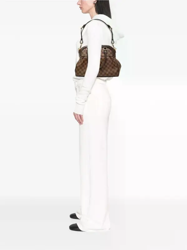 LOUIS VUITTON 2009 Damier Ebene Trevi Pm Satchel - Brown