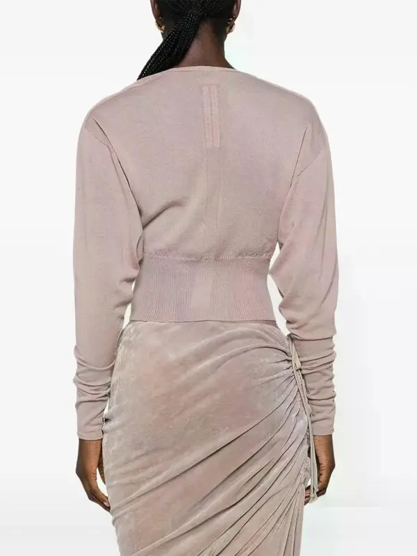 Rick Owens V-neck Cropped Top