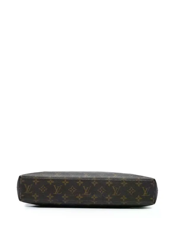 LOUIS VUITTON 2013 Monogram Macassar Porte Documents Jour Business Bag