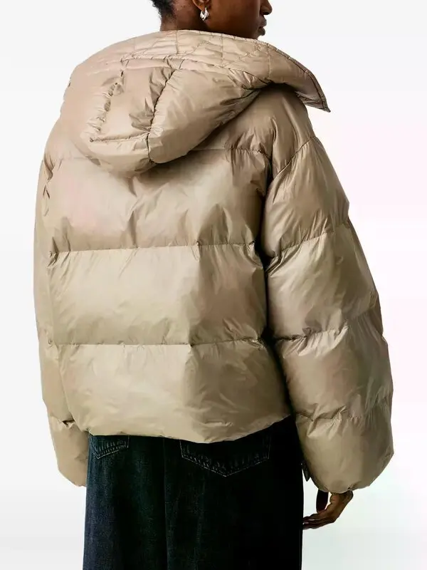 Pinko Technical Canvas Jacket With Hood