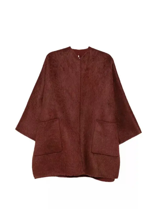 Max Mara Brushed-finish Oversized Coat