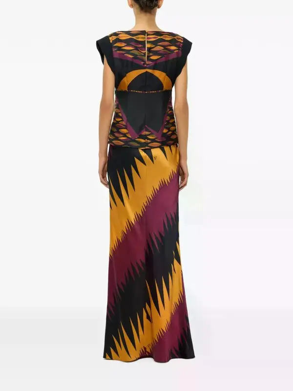 Emilio Pucci Dune Print Silk Top