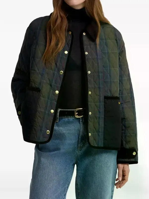 BARBOUR INTERNATIONAL Ainsdale Checked Quilted Jacket