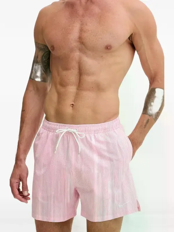 Nike Seersucker-check Swim Shorts