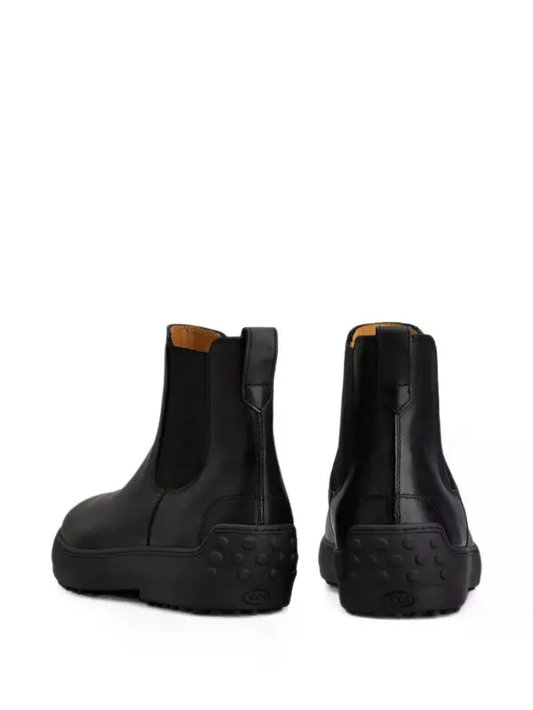 TOD'S Winter Gommino Chelsea Boots In Leather